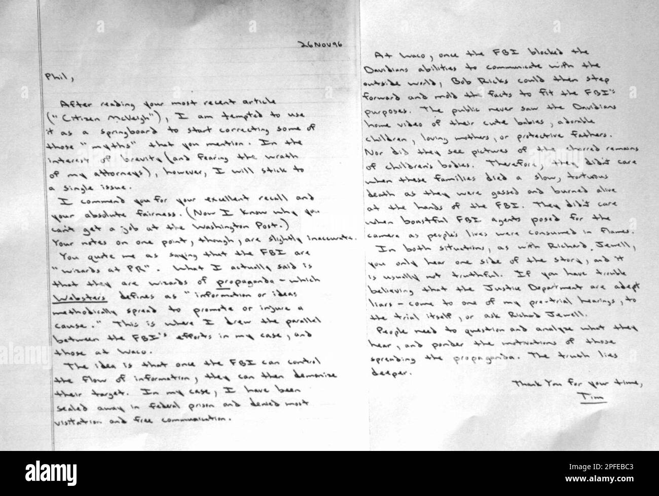 The Oklahoma Gazette made public on Wednesday, April 9, 1997, this two ...