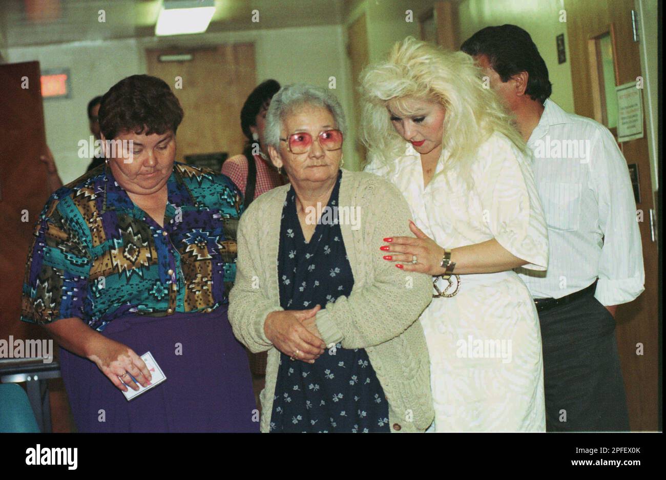 Yolanda Saldivar's family, from left, Maria, sister, Juanita, mother ...