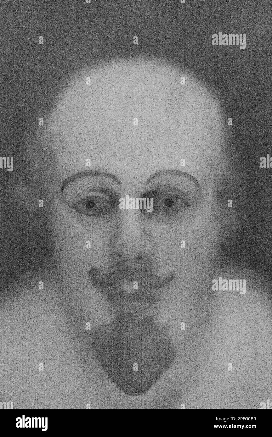 Moustache des yeux Banque d'images noir et blanc - Alamy