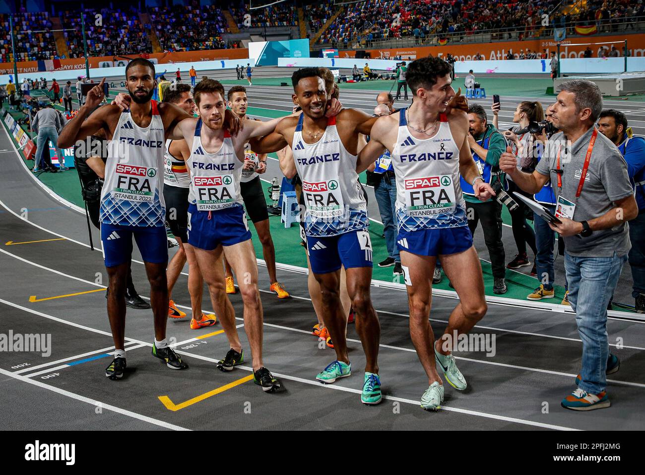 ISTANBUL, TURQUIE - MARS 05: Teo Andant de France, Gilles Biron de ...