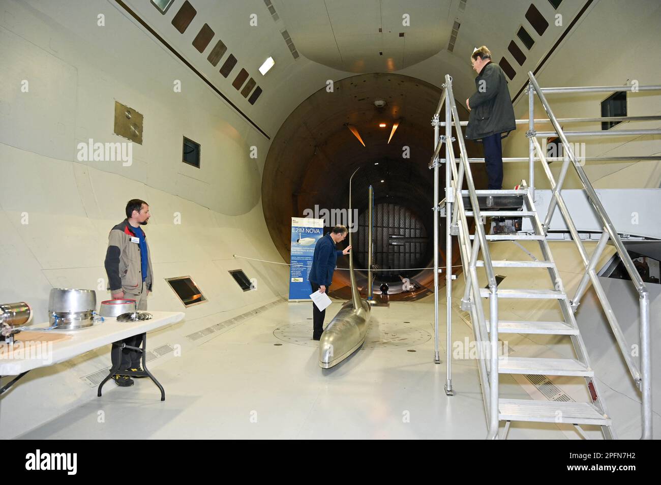 Modane Avrieux, France. 17th mars 2023. Illustration et vue d ...