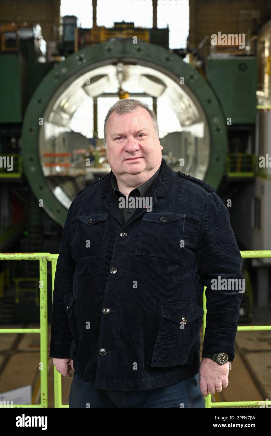 Modane Avrieux, France. 17th mars 2023. Portrait d'Emmanuel Chiva ...