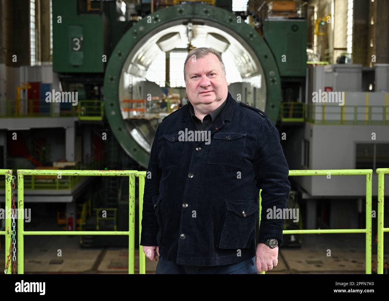 Modane Avrieux, France. 17th mars 2023. Portrait d'Emmanuel Chiva ...