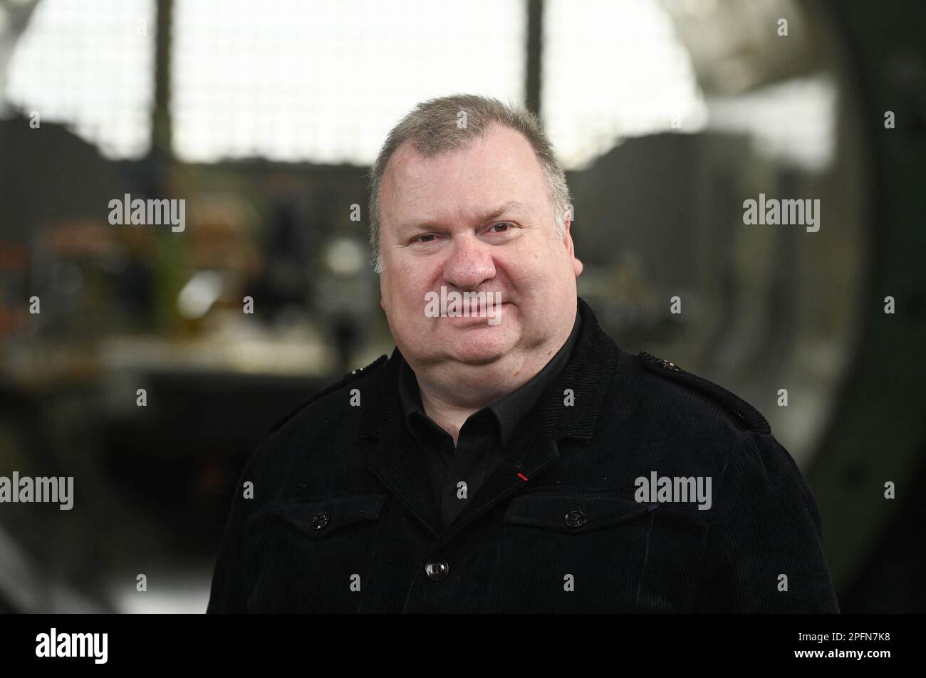 Modane Avrieux, France. 17th mars 2023. Emmanuel Chiva, délégué général ...