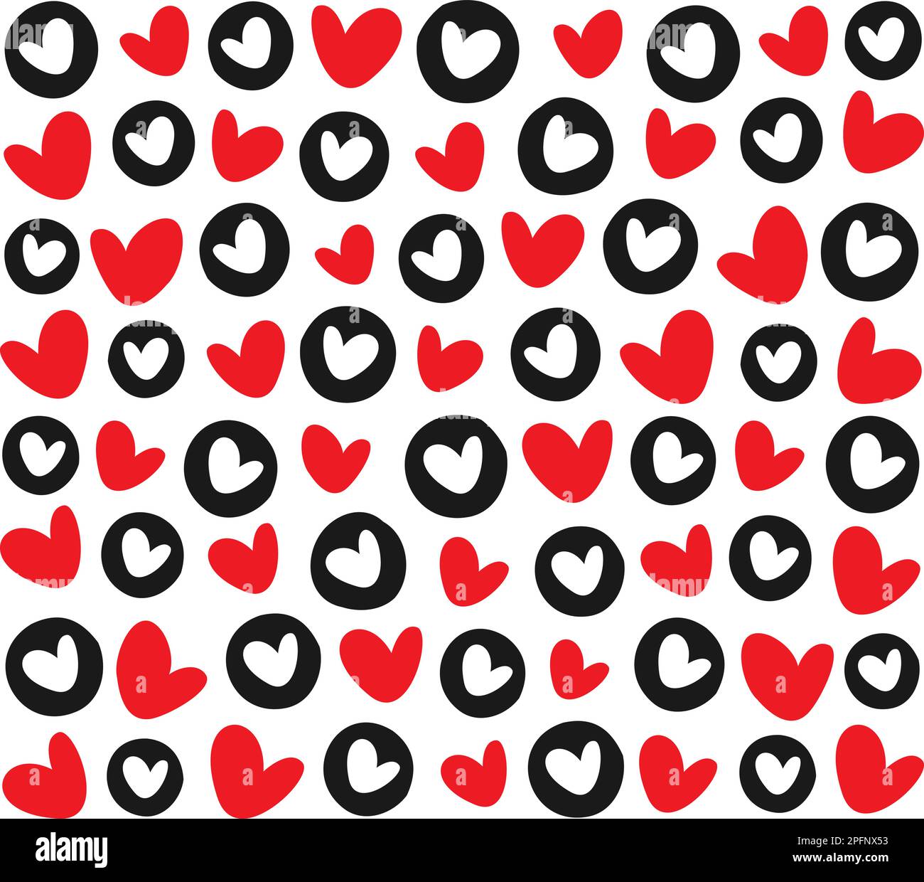 Motif de la saint valentin Banque d'images vectorielles - Alamy