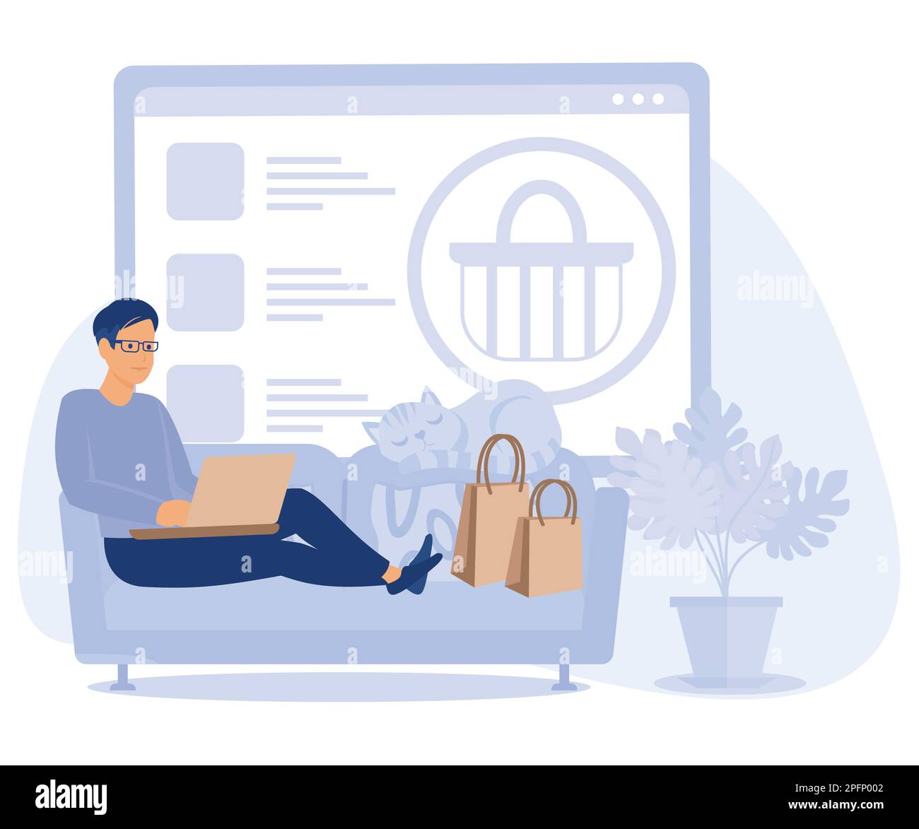 Retail retailer Banque d'images vectorielles - Alamy