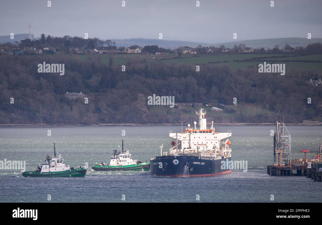 WhiteGate, Cork, Irlande. 18th mars 2023. Les remorqueurs DSG Titan et ...