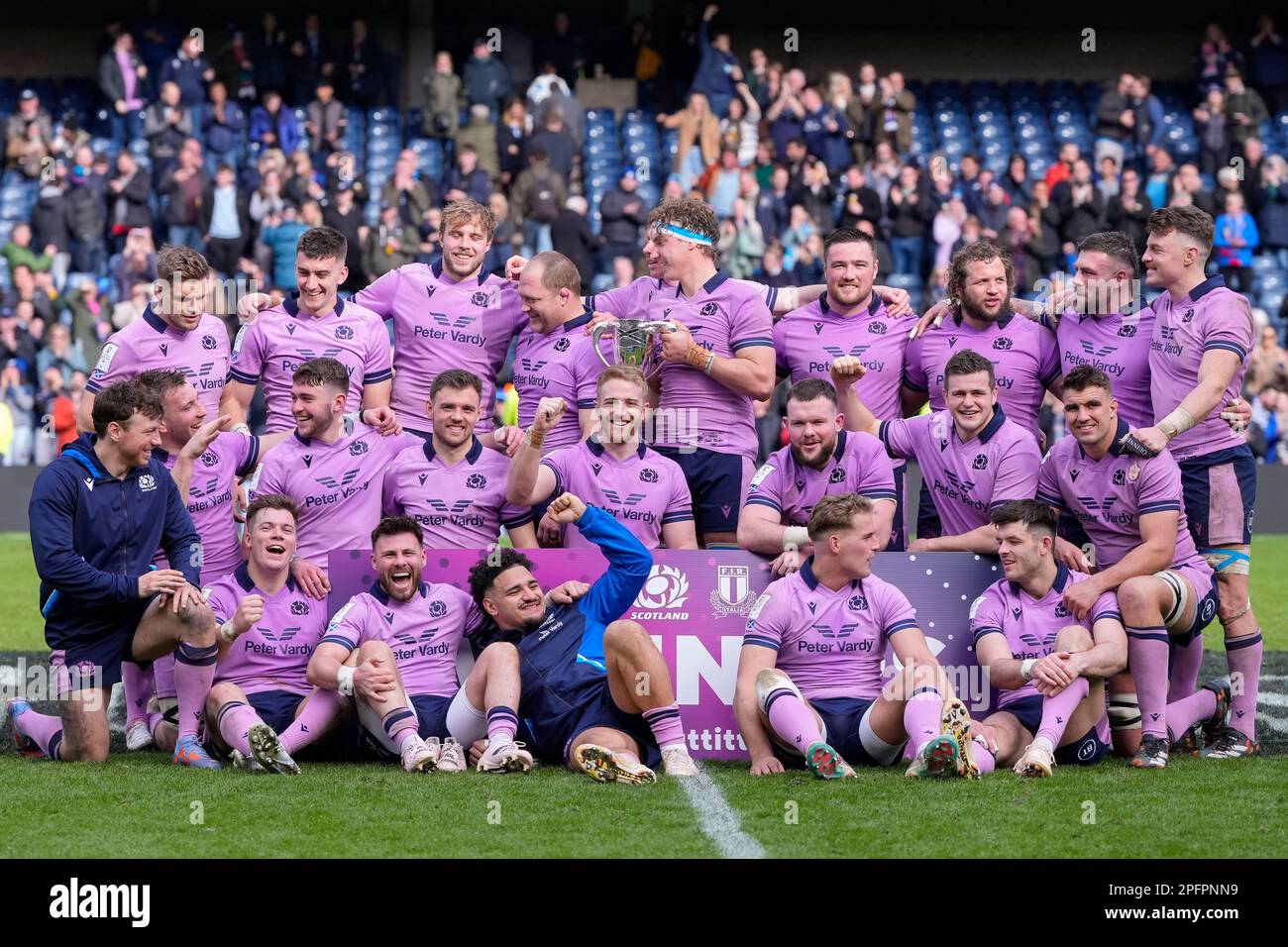 Le capitaine écossais de Jamie Ritchie et le reste de l'équipe d'Écosse ...