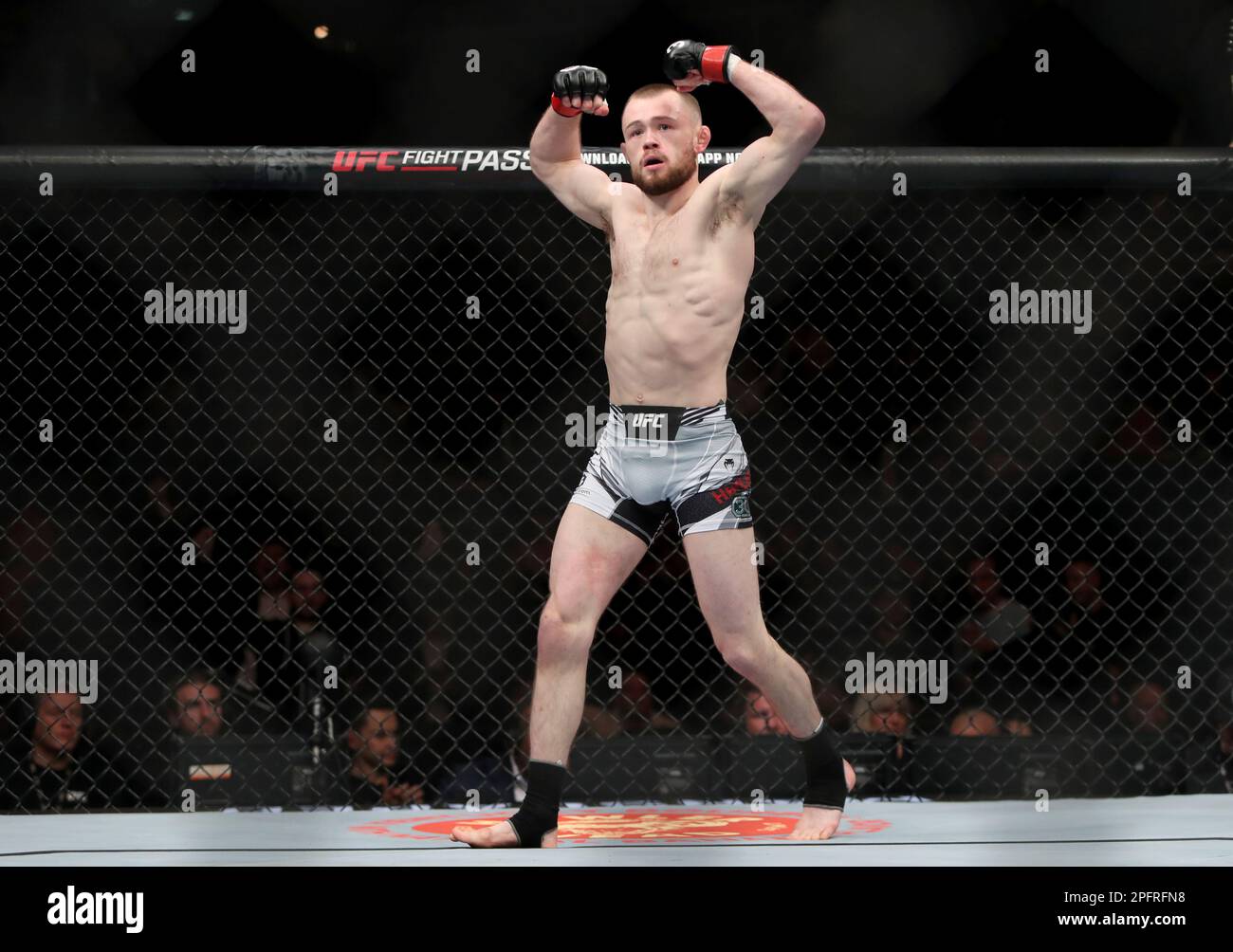 Jake Hadley, du Royaume-Uni, célèbre après avoir battu le Malcolm ...