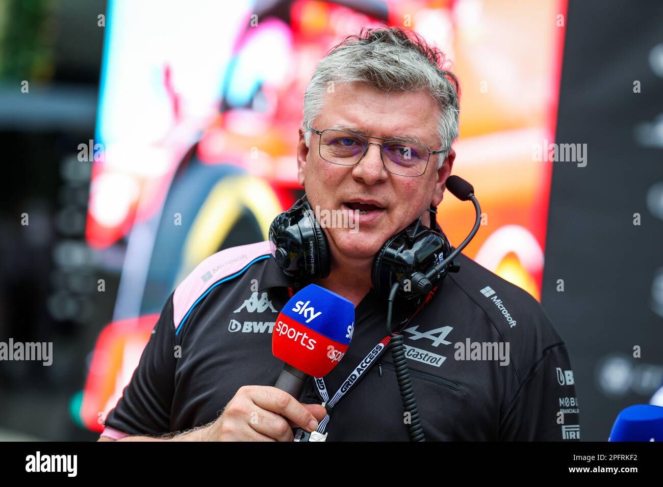 SZAFNAUER Otmar, Chef d'équipe de l'équipe Alpine F1, portrait lors du Grand Prix d'Arabie ...