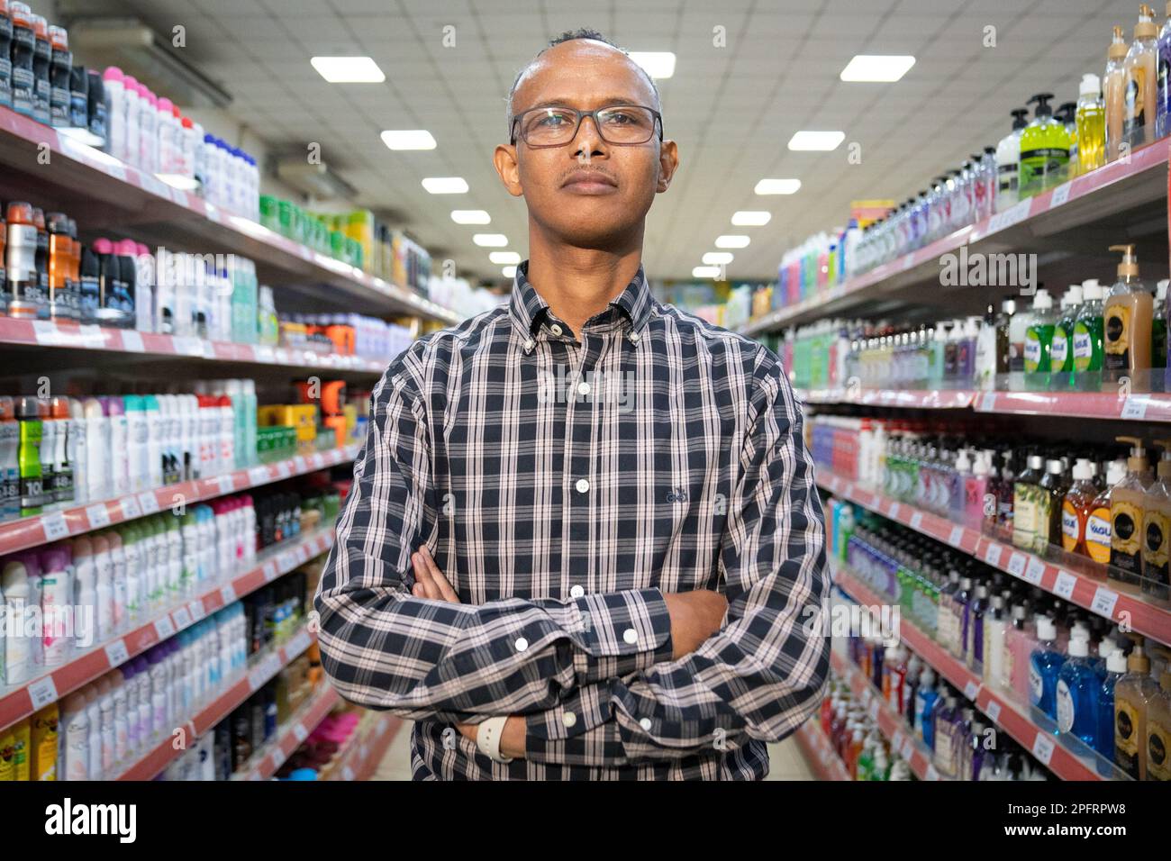 Fesseha Teame, 48 ans, qui dirige un supermarché à Kigali et qui s'est ...