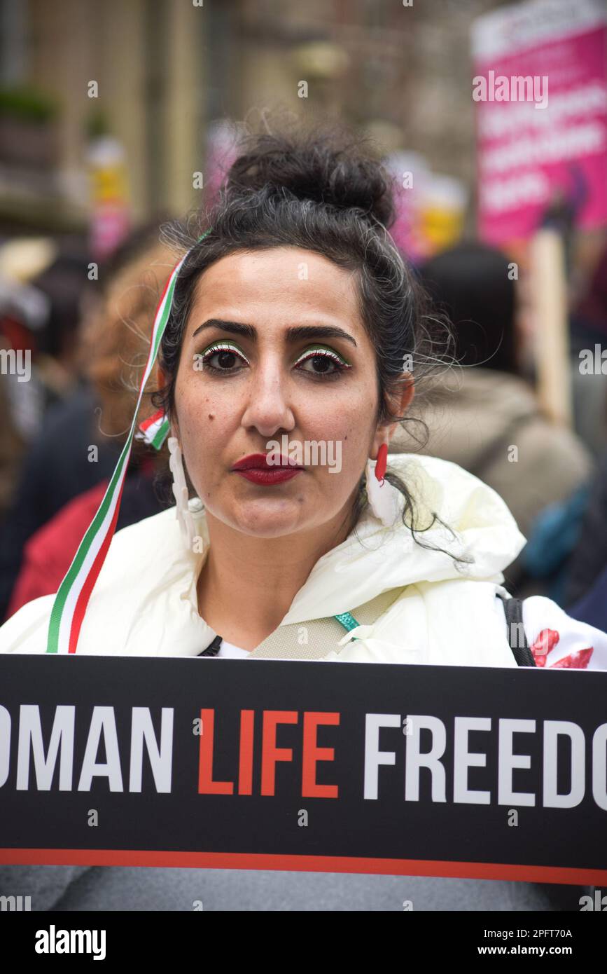 Londres, Royaume-Uni. 18th mars 2023. Diane Abbot MP, militante de la ...