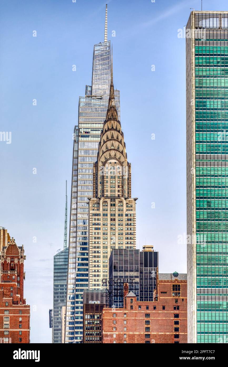 Une tranche de Big Apple Skyline : une tour Vanderbilt derrière le ...