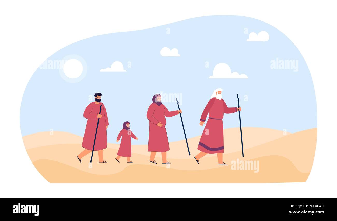 Sainte famille en egypte Banque d'images vectorielles - Alamy