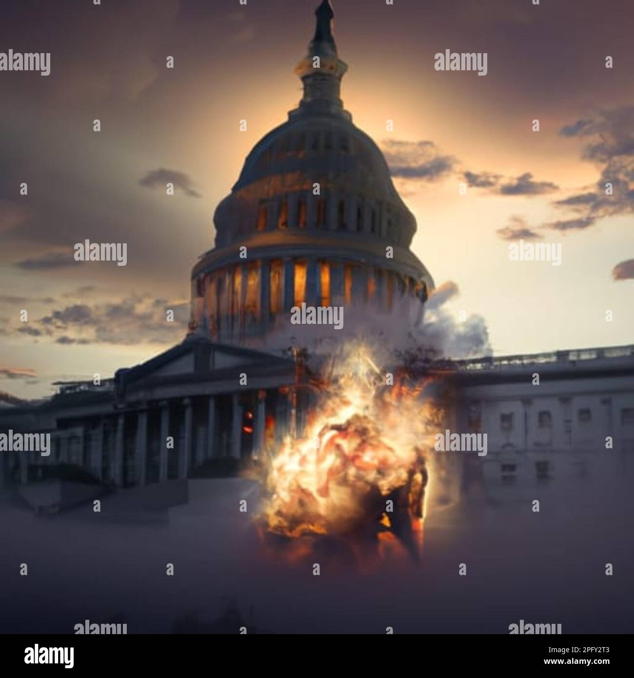 Burning of washington Banque de photographies et d’images à haute ...