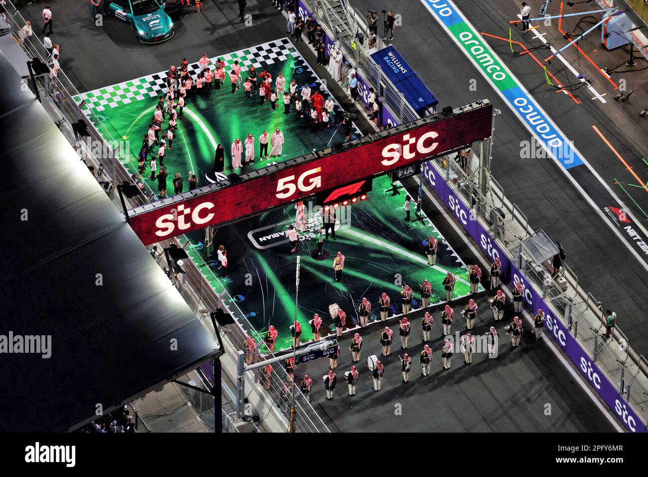 Djeddah, Arabie Saoudite. 19th mars 2023. La grille avant le début de la course. Championnat du ...