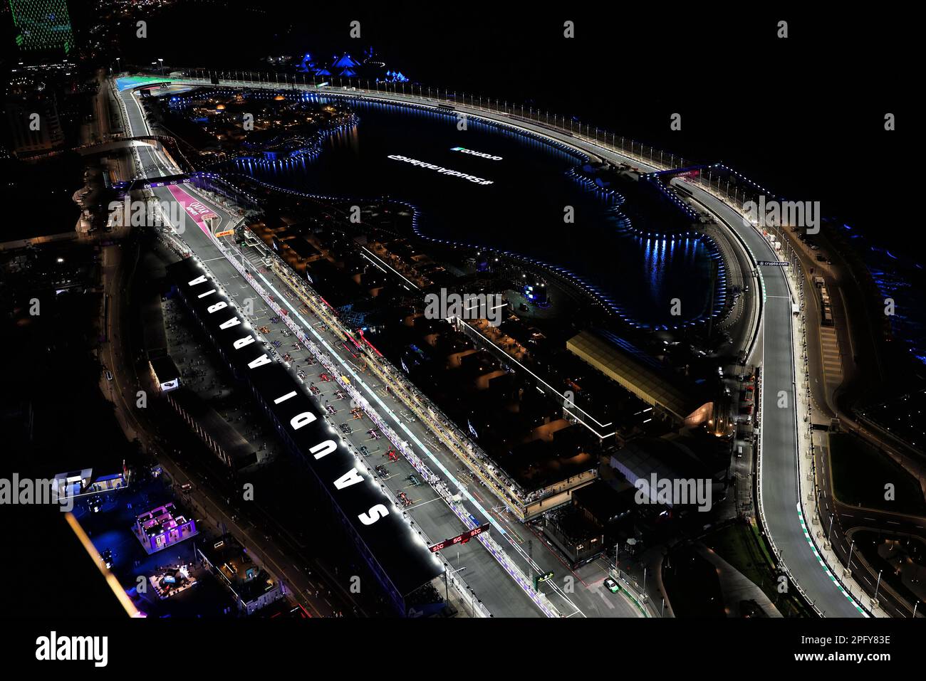 Djeddah, Arabie Saoudite. 19th mars 2023. La grille avant le début de la course. Championnat du ...