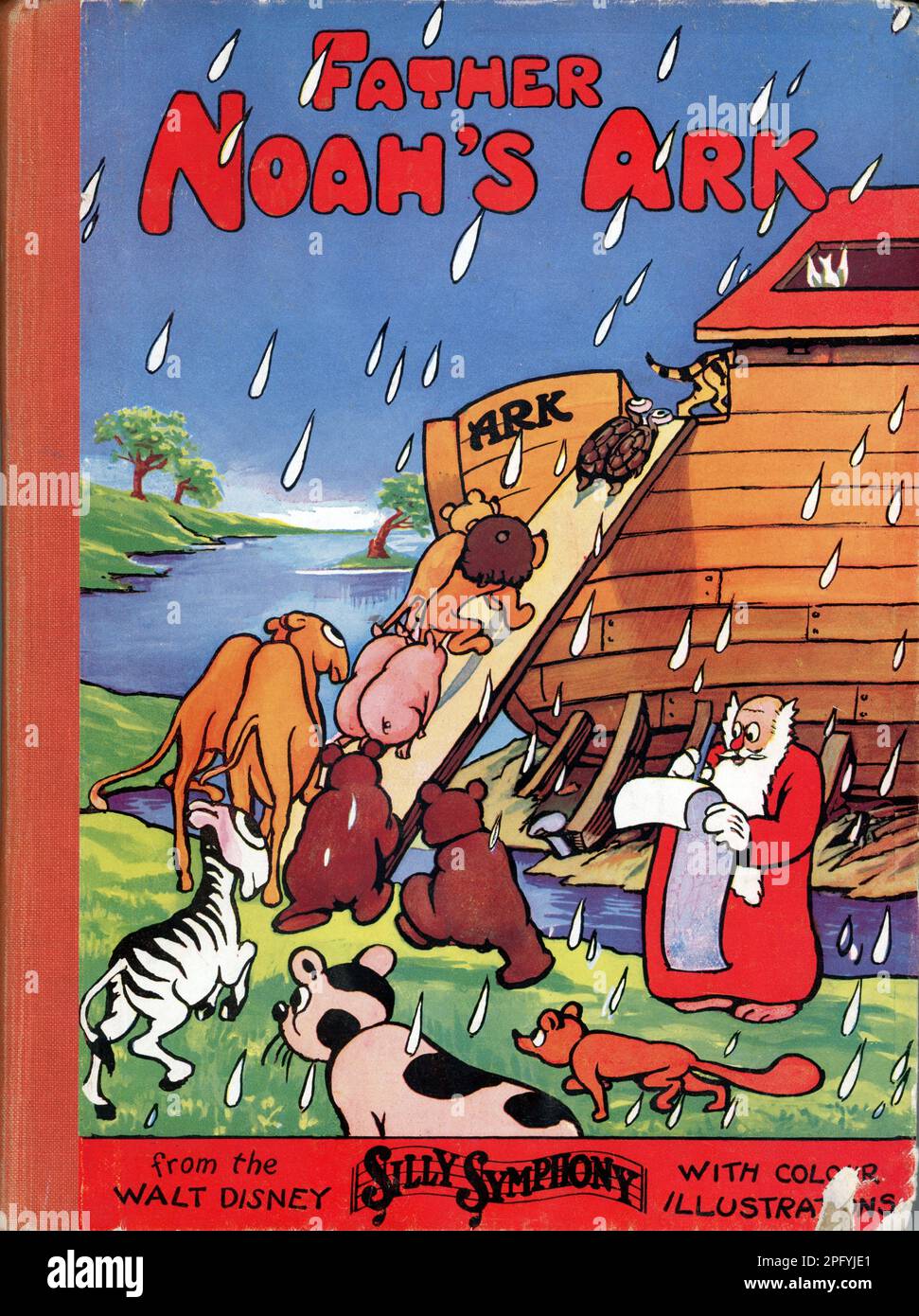 Couverture de British Children's Book des vers 1934/5 pour WALT DISNEY ...
