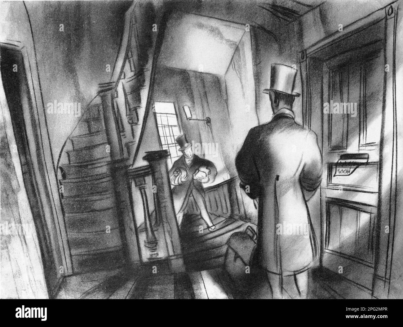 Concept Art / Set Design by Art Director JOHN BRYAN for the film JOHN ...
