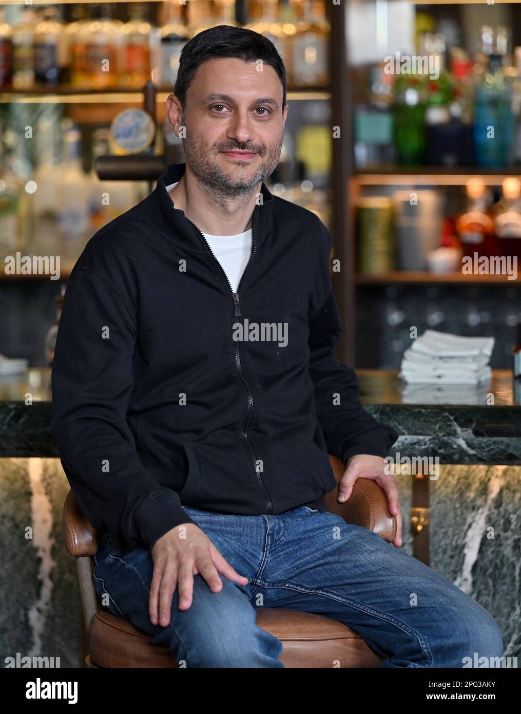 20 mars 2023, ROMA: Le scénariste italien Valerio Cilio pose pendant la ...