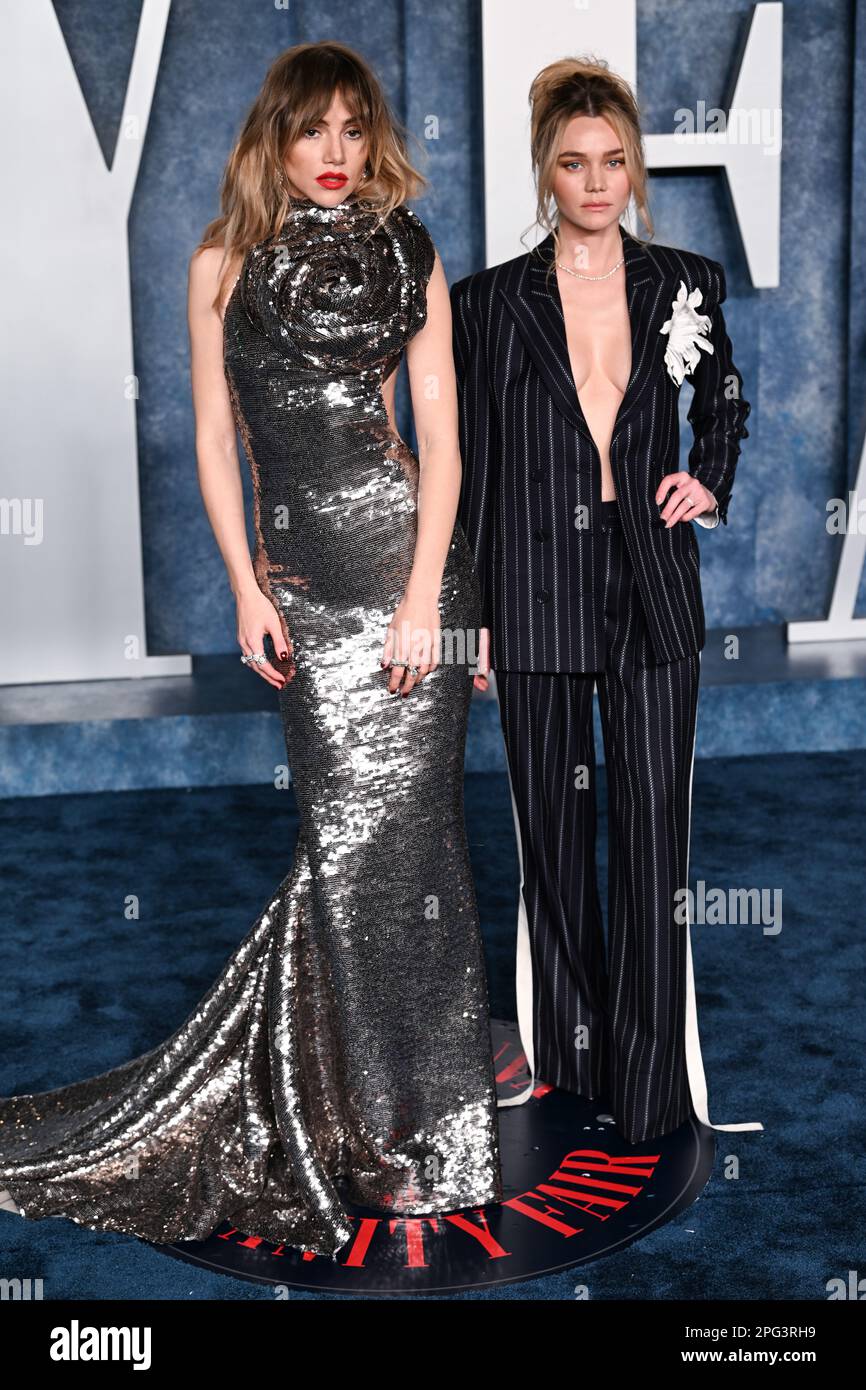 13 mars 2023, Los Angeles, États-Unis. Suki Waterhouse et Immy ...