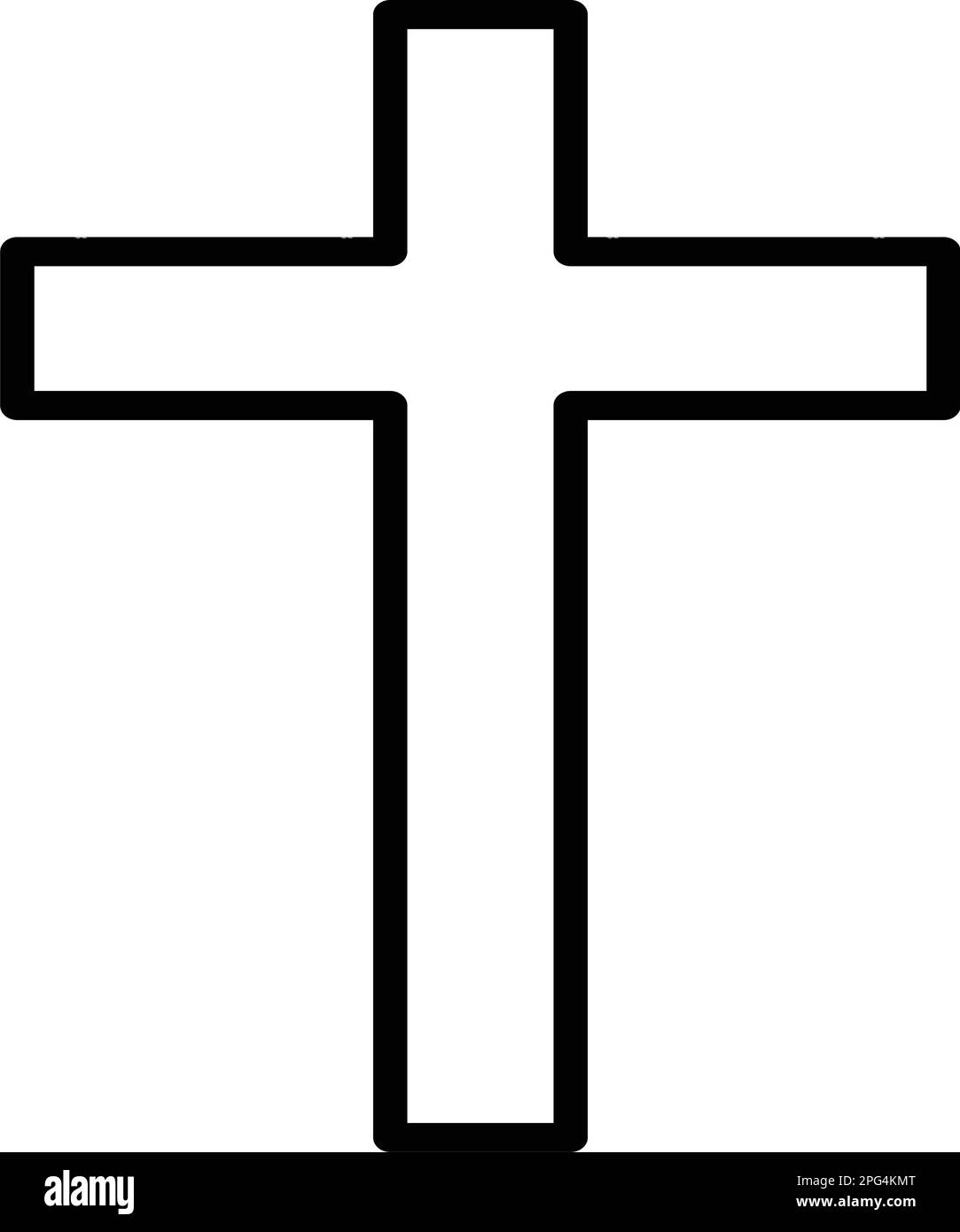 Croix chrétienne. Symbole de croix de la crucifixion et de la foi Image ...