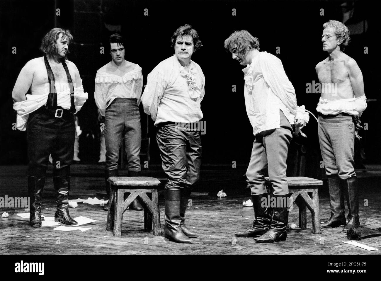 l-r: Campbell Morrison (General Westermann), Garry Cooper (Delacroix ...