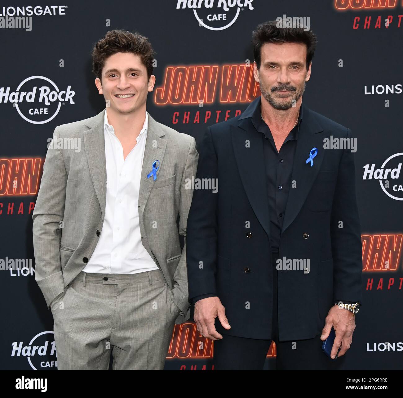 Hollywood, Californie. 20 mars 2023, Remy Grillo et Frank Grillo ...