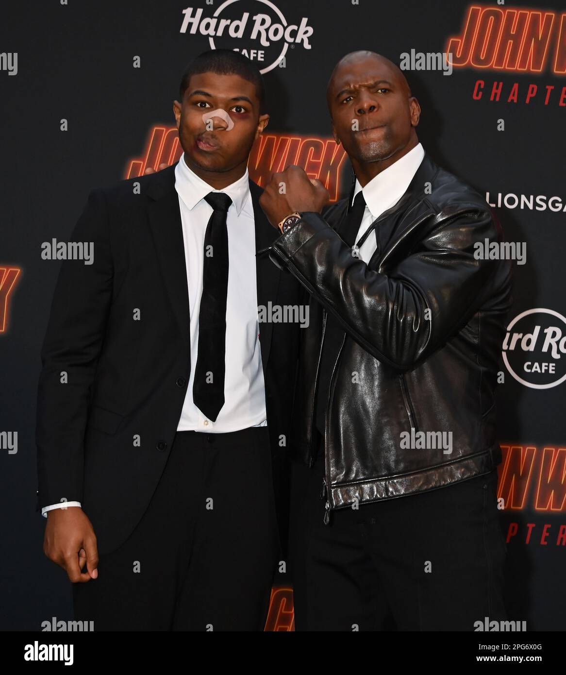 Hollywood, Californie. 20 mars 2023, les équipages Isaiah et Terry ...