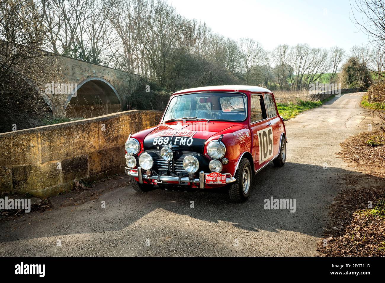 1964 BMC Morris Mini Cooper S. Works car 7th dans l'ensemble et 3rd ...