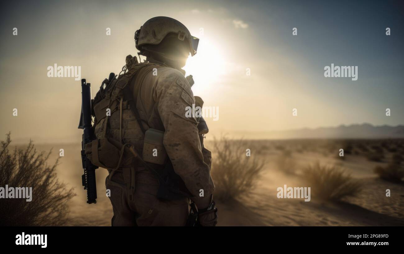 Operation desert storm soldier Banque de photographies et d’images à ...