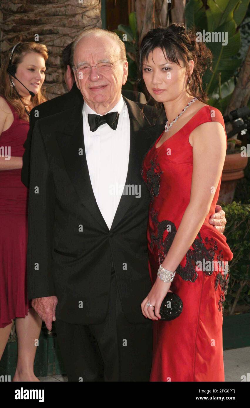Rupert Murdoch et sa femme Wendy Deng Murdoch assistent à la fête des ... Rupert Murdoch et sa femme Wendy Deng Murdoch assistent à la fête des ...