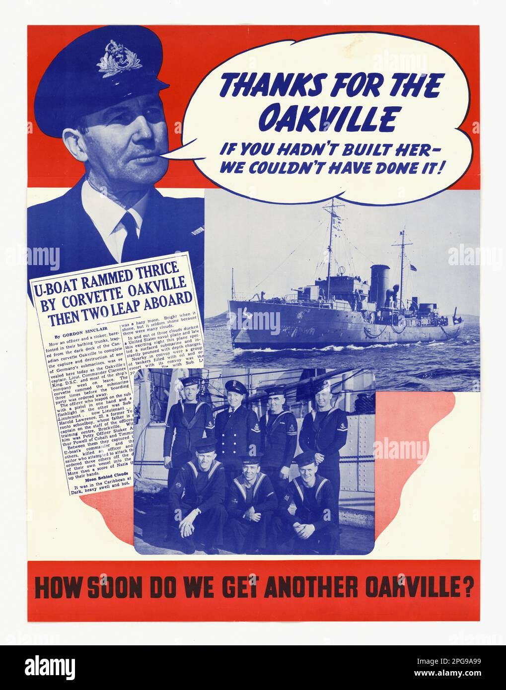 Merci pour l'Oakville. 1942 - 1945. Bureau de gestion des urgences ...