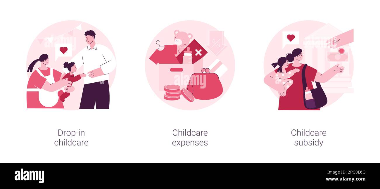 Frais de garde d'enfants Banque d'images vectorielles - Alamy