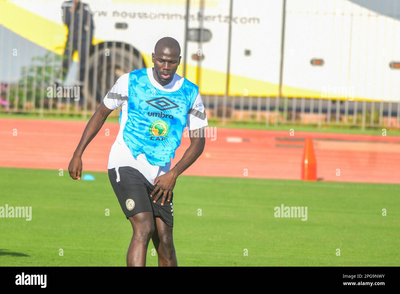 Sénégal pendant une section de formation en préparation pour la coupe d ...
