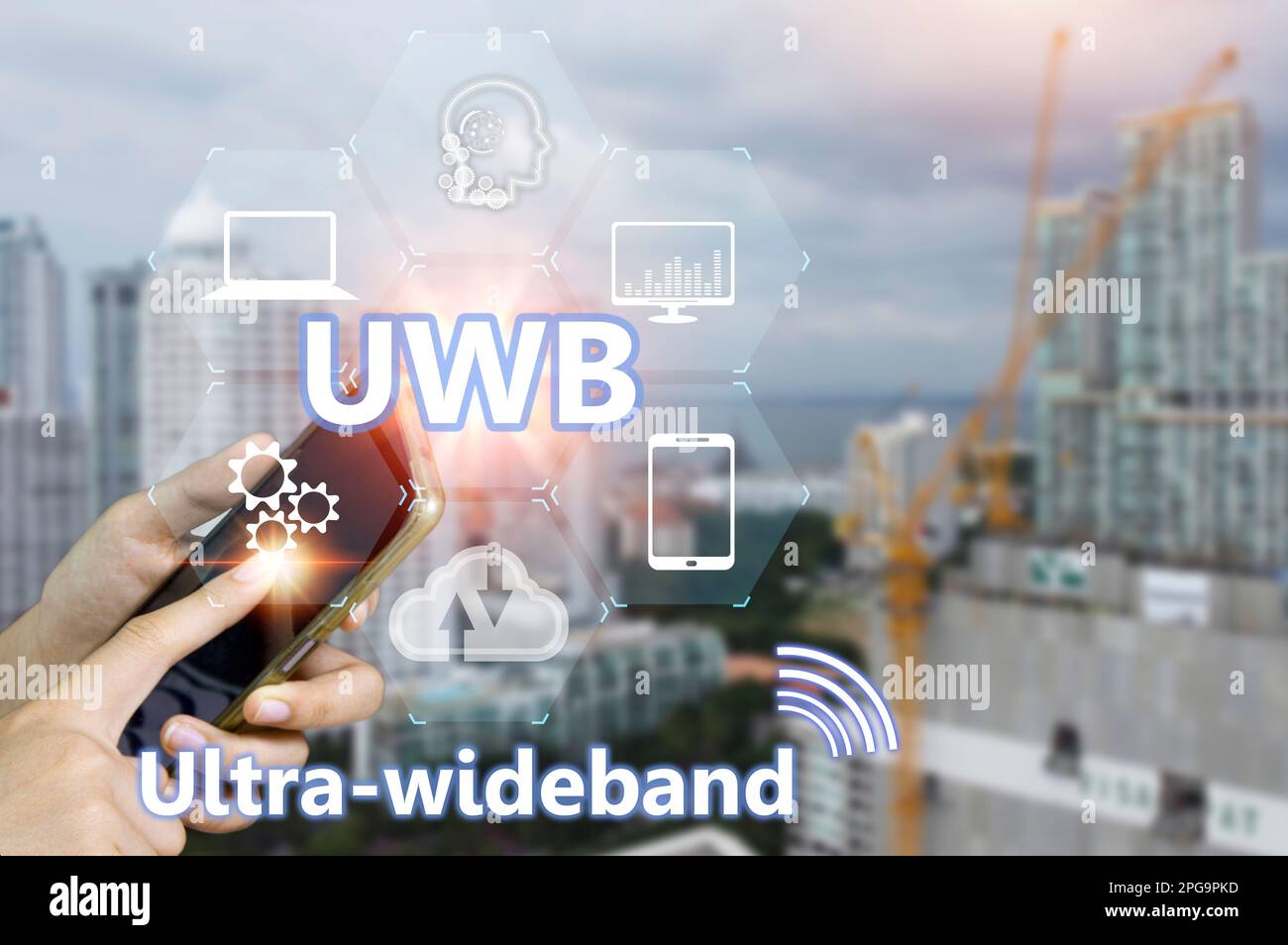 L'UWB ultra-large bande est une technologie de communication radio à courte portée sur des ...