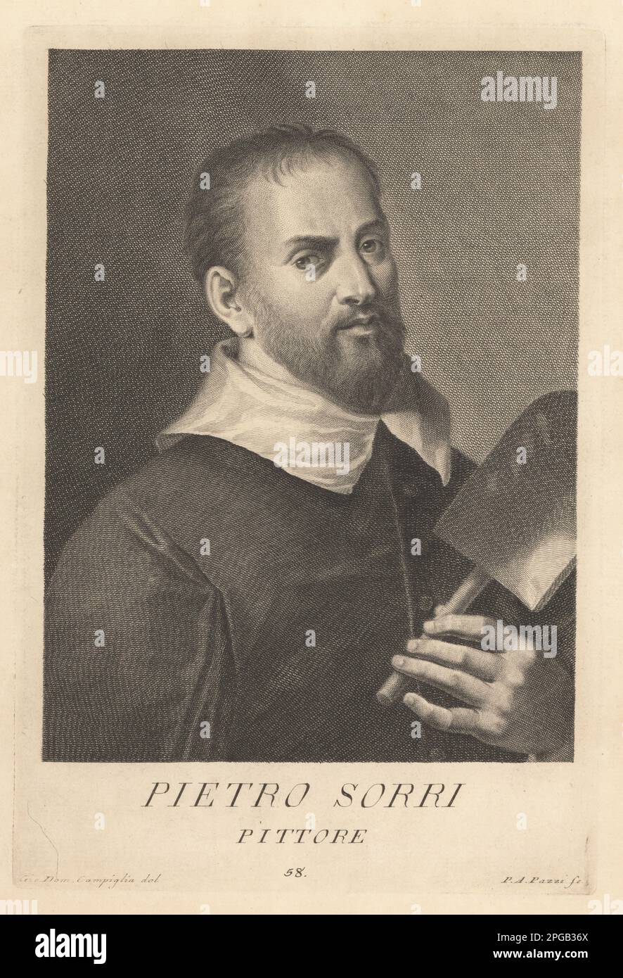 Pietro Sorri, peintre italien actif à Sienne, 1558-1622. Repeints ...