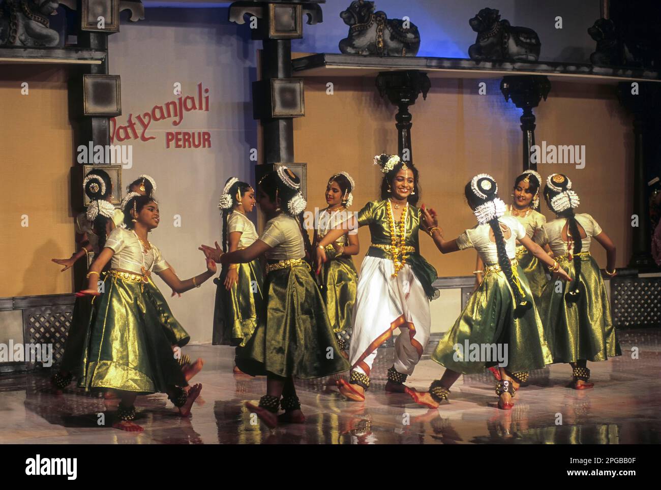 Drame de la danse Bharatnatyam; danse classique de l'Inde; festival de ...