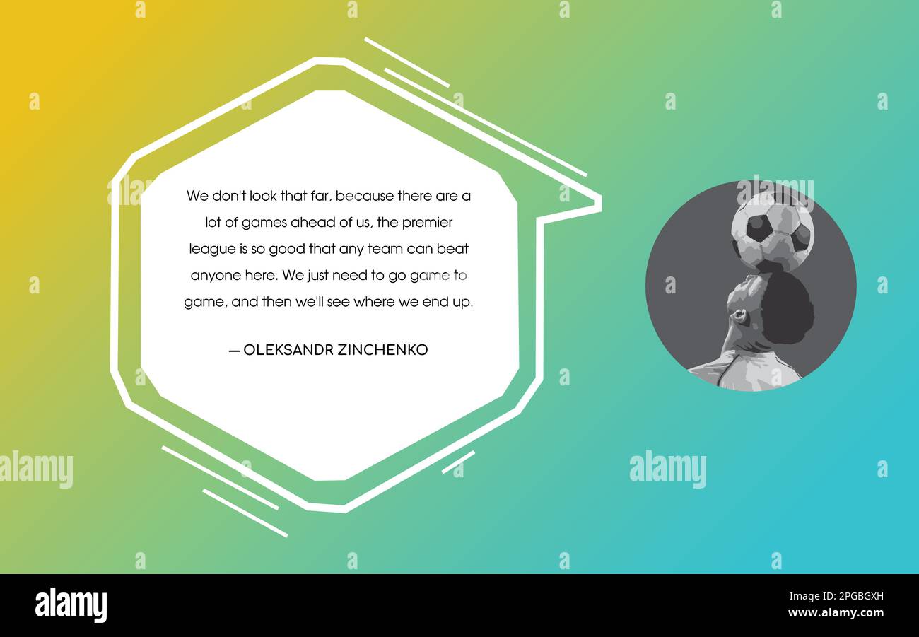 Affiche oleksandr zinchenko Banque de photographies et d’images à haute ...