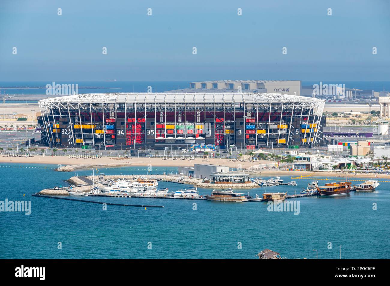 Le stade 974, précédemment connu sous le nom de stade Ras Abu Aboud ...