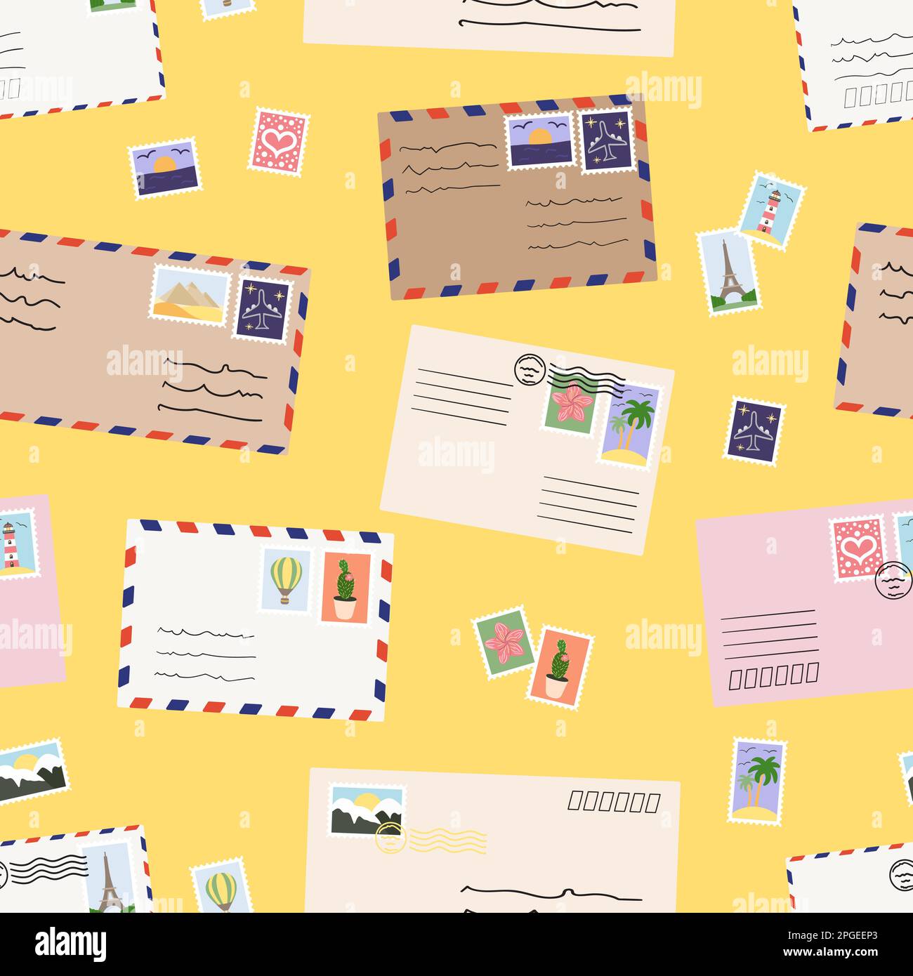 Papier à lettre Banque d'images vectorielles - Alamy