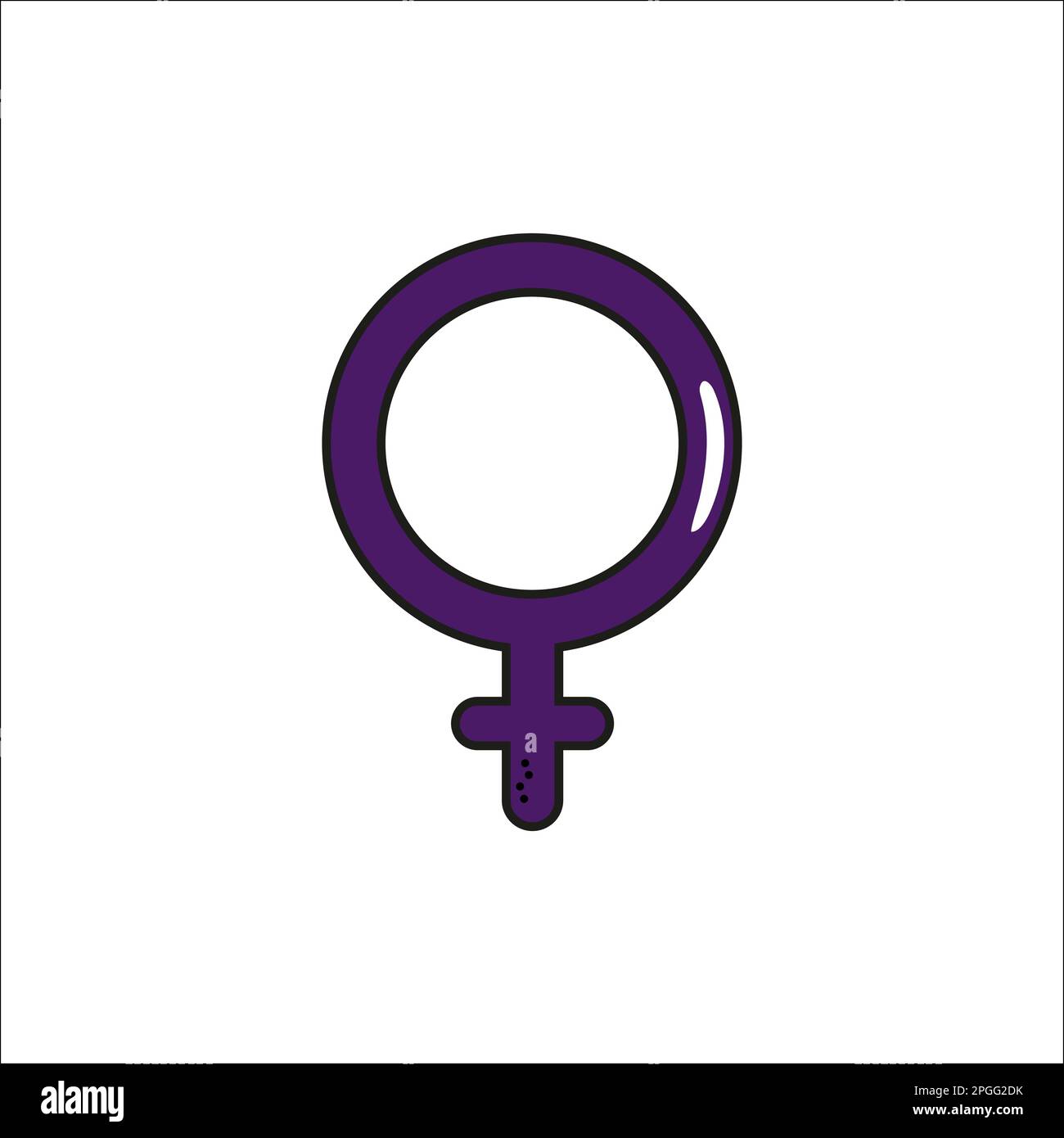 Symbole du féminisme, symbole féminin. Journée des droits de la femme ...