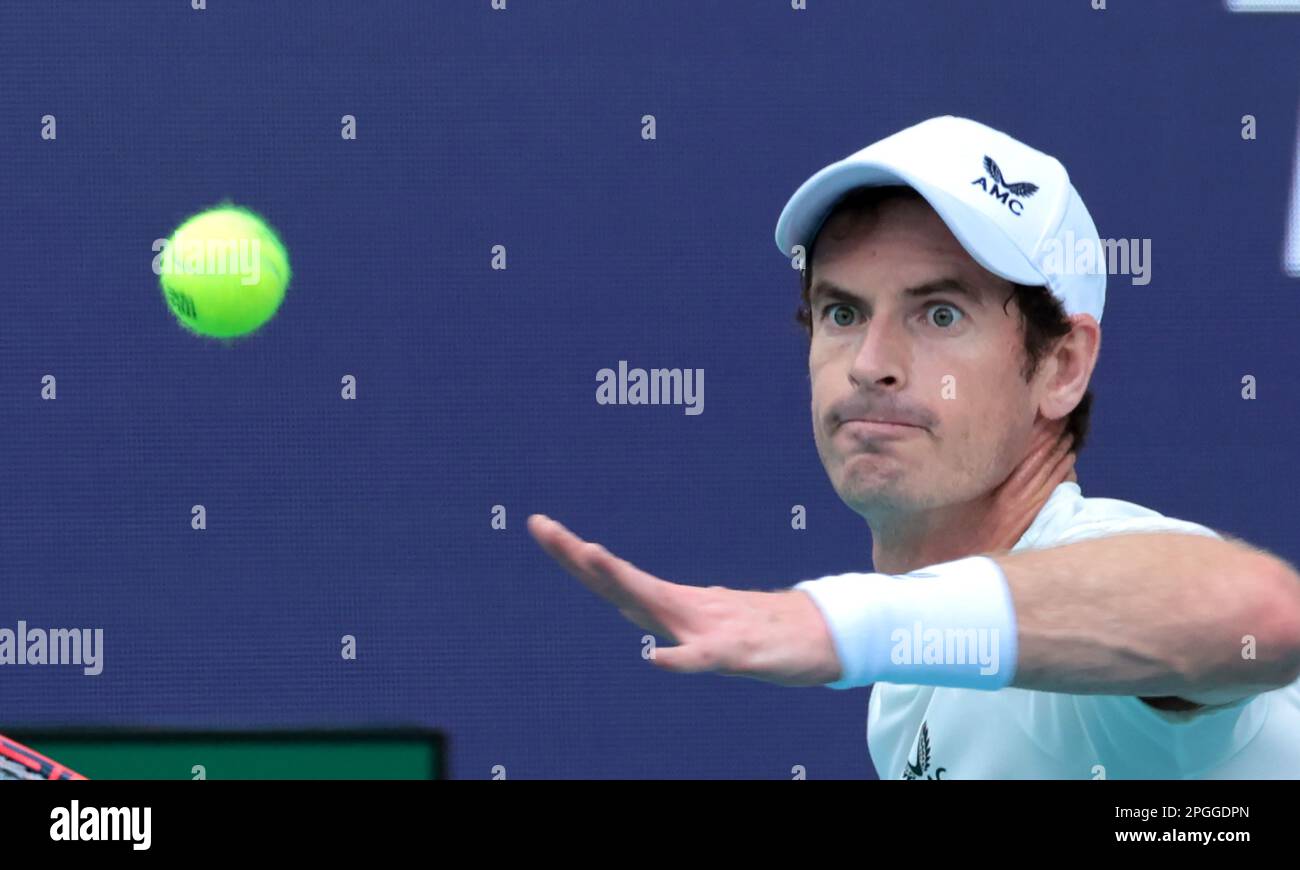 Miami Gardens, États-Unis. 22nd mars 2023. Andy Murray, de Grande ...