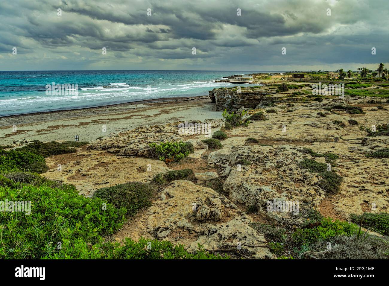 La plage Cittadella dei Maccari est située à l'extrême sud de la ...
