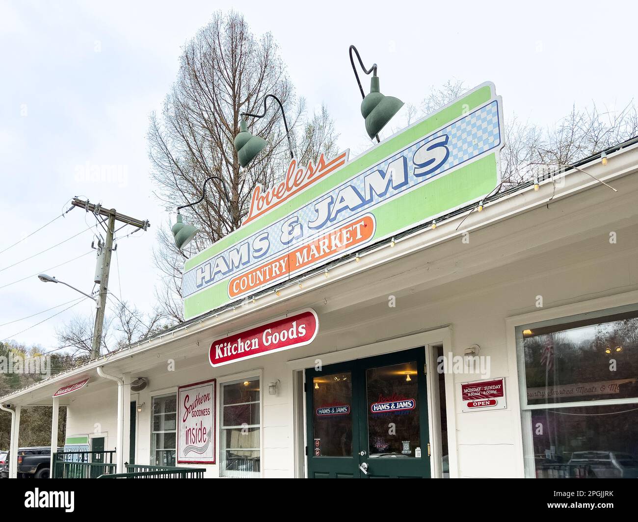 Le Loveless café est un café sudiste local ouvert depuis 1951 et est ...