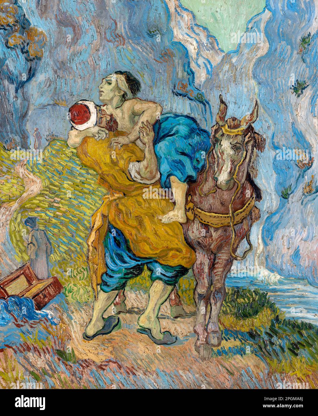 Le bon Samaritain (d'après Delacroix) de Vincent van Gogh (1853-1890 ...