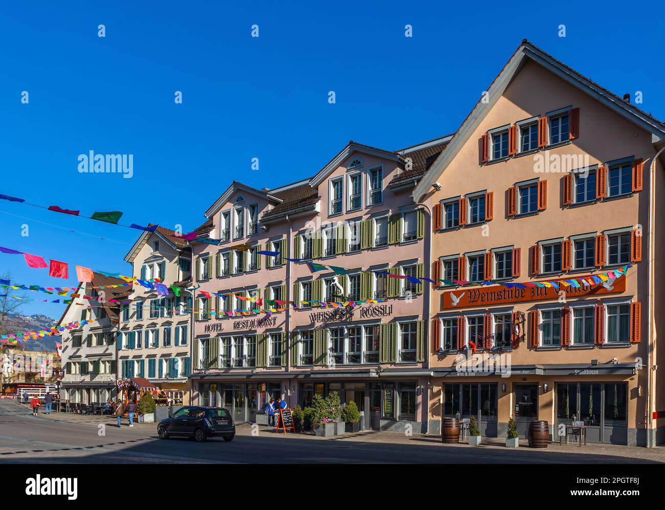 Brunnen, Suisse - 20 février 2023: Brunnen est une commune de la ...