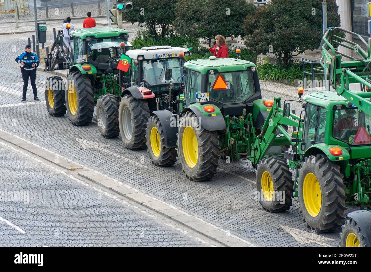 Évora, Portugal, 24 mars 2023. Manifestation des fermiers portugais à ...