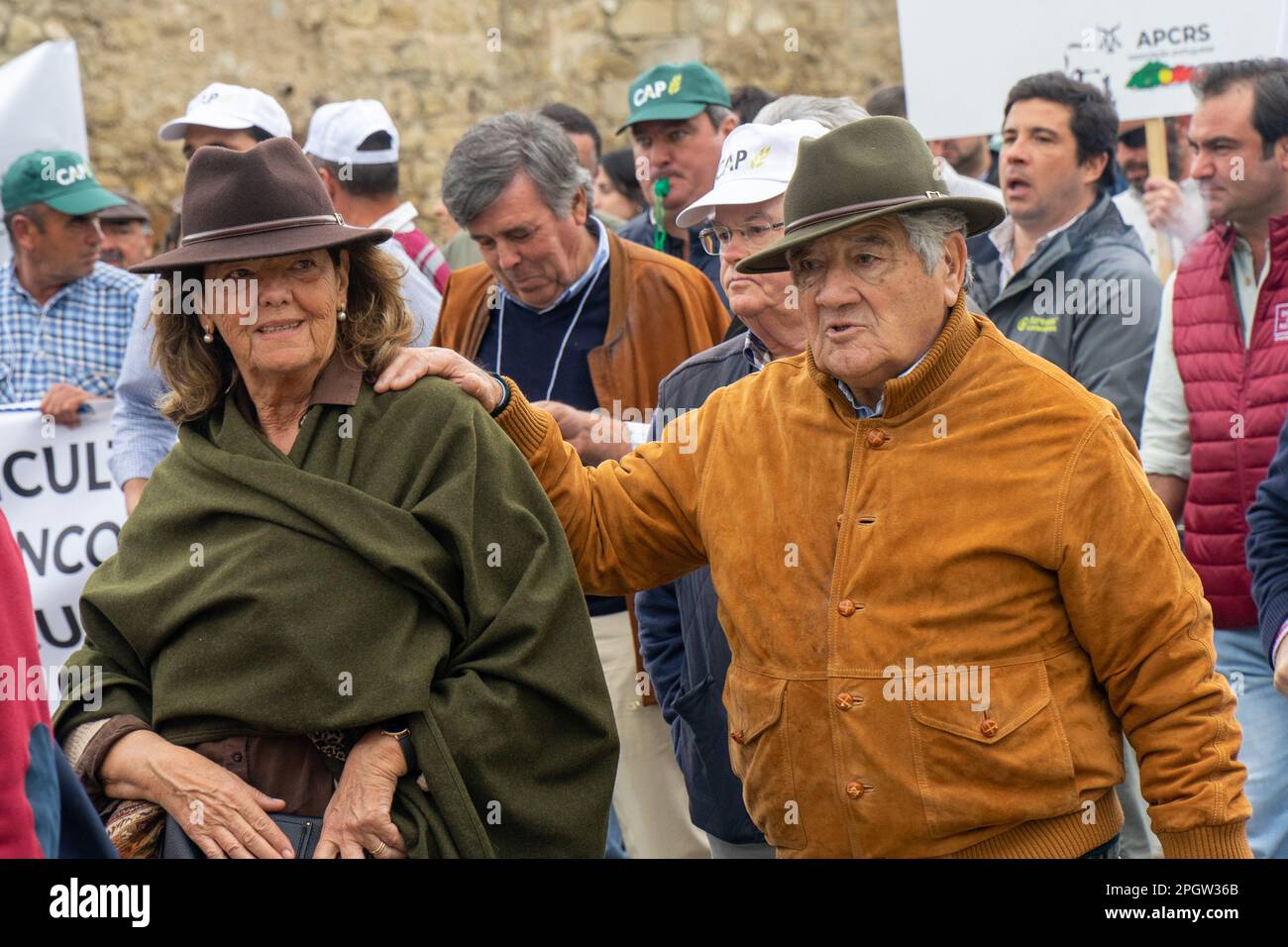 Évora, Portugal, 24 mars 2023. Manifestation des fermiers portugais à ...