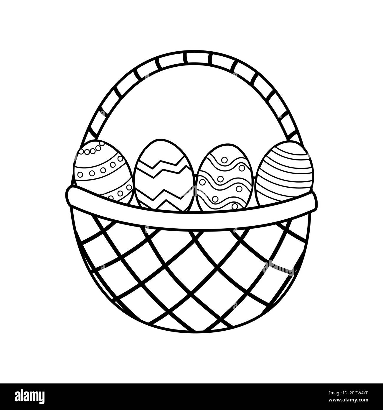 Comment Dessiner Un Panier De Pâques Fabriquer Un Panier De Pâques